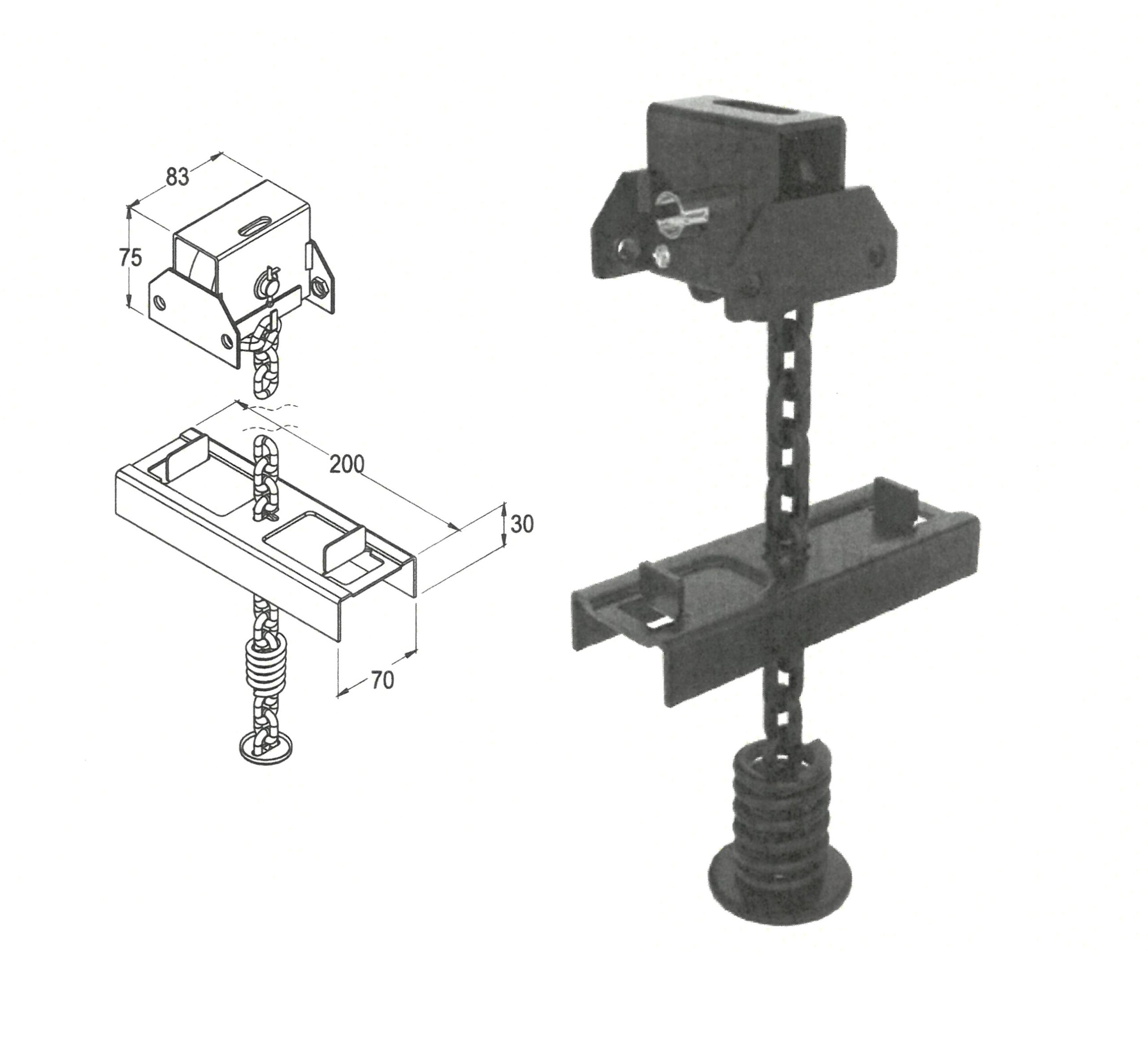 SPARE WHEEL BRACKETS - Aline Trading